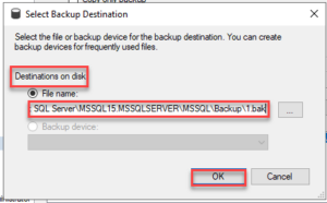 Backup & Restore MS SQL Server 2019/2022 Database