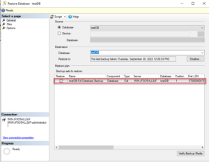 Backup & Restore MS SQL Server 2019/2022 Database