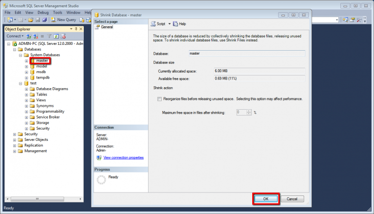 How to Reduce/Shrink the SQL Server Database Size -eukhost