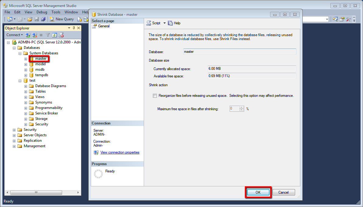 How To Reduce Shrink The SQL Server Database Size 