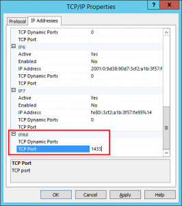 Set the Custom Port for MsSQL Remote Access - eukhost