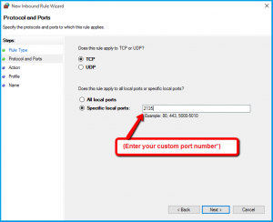 Set the Custom Port for MsSQL Remote Access - eukhost