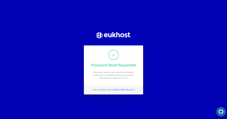 How do I recover my eukhost client area password - eukhost