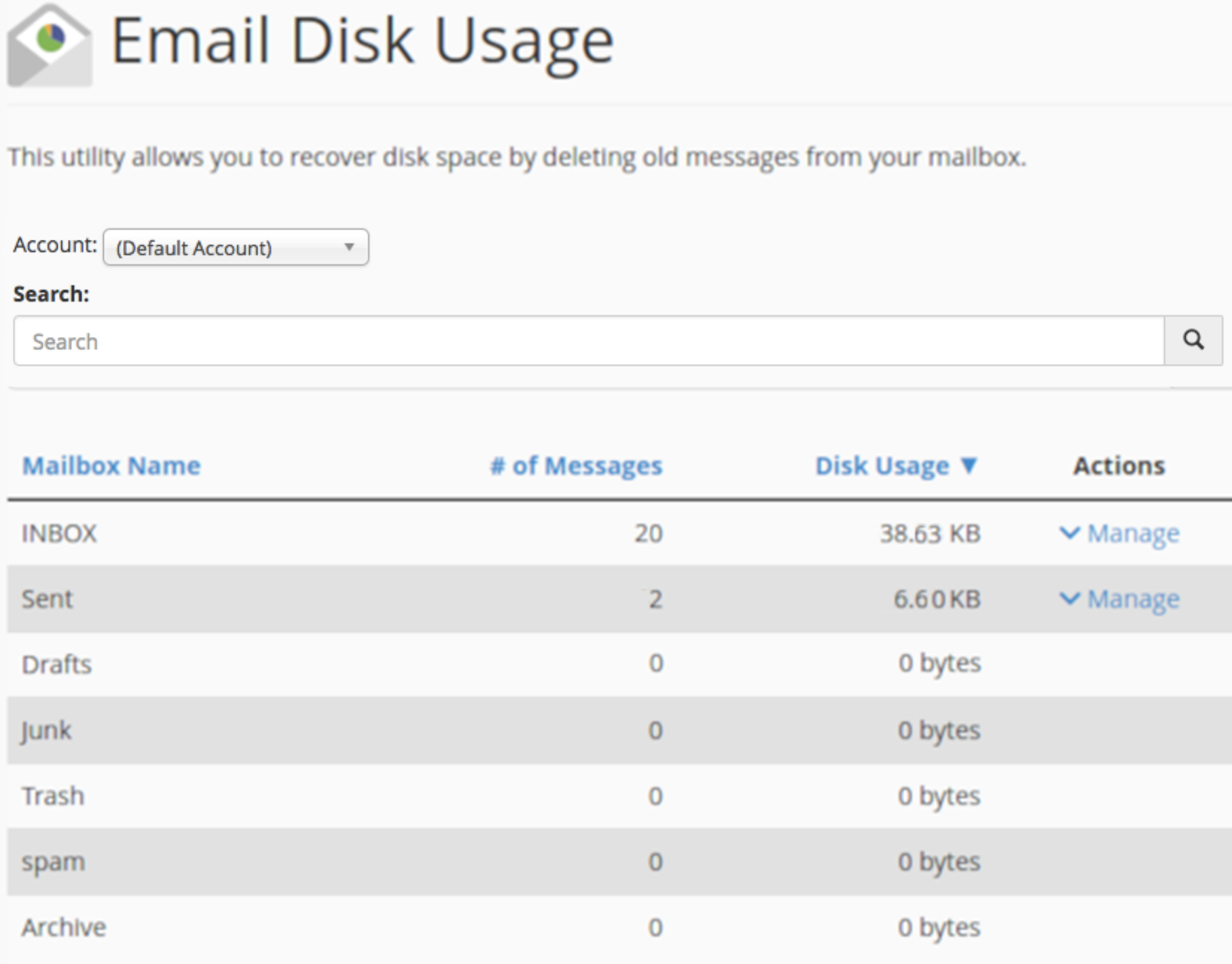 How to Manage Email Disk Usage in cPanel - eukhost