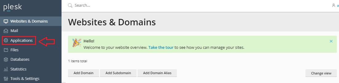 Install Third Party Software Applications in Plesk
