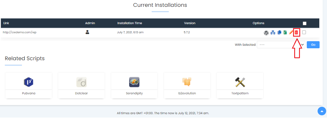 How to remove WordPress from cPanel with Softaculous - eukhost