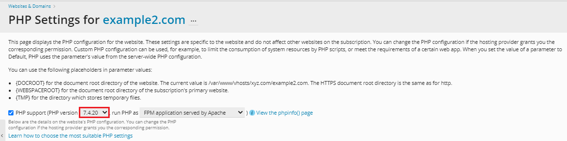 How Do You Update PHP Version In Plesk Server - eukhost