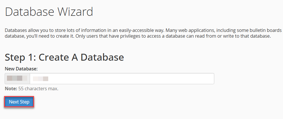 Create a MySQL Database and Database users in cPanel