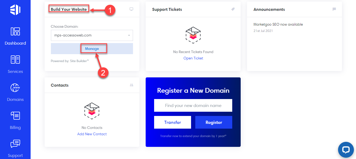 How to make a website with the eukhost site builder - eukhost