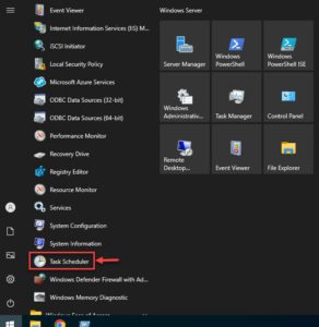 Create a Basic and Advanced Task on Windows 2019 server