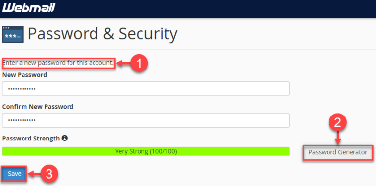 Use Horde and Roundcube webmail to change Email Password