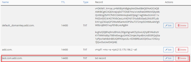 How to add a TXT DNS record in cPanel - eukhost