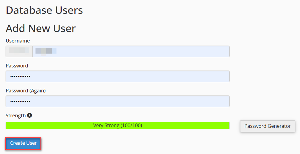 How to Set MySQL User Privileges in cPanel
