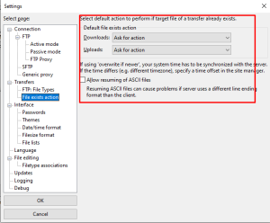 How to configure settings in FileZilla - eukhost