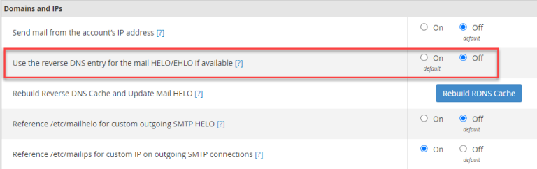 How to configure Mailhelo for exim - eukhost