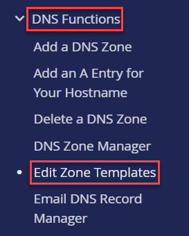 Edit Reseller DNS Zone Template in WHM: Step-by-Step Guide