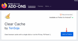 How to Install and Optimise the Clear Cache Extension